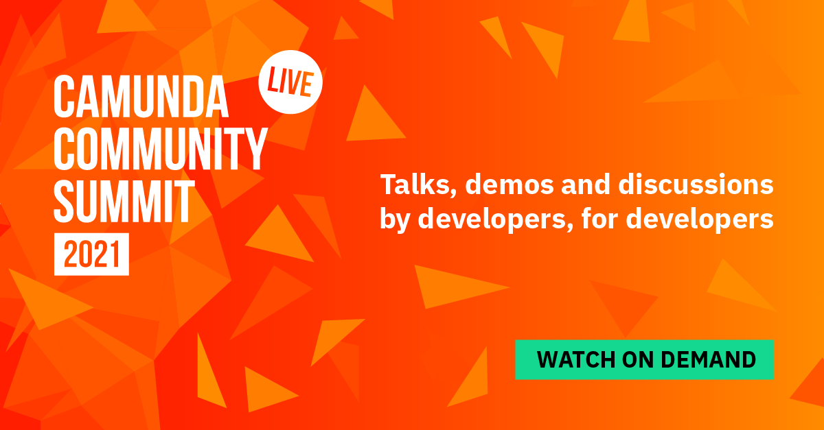 Video from Camunda Community Summit 2021 - Open Source RPA with Camunda ... Video from Camunda Community Summit 2021 - Open Source RPA with Camunda ...