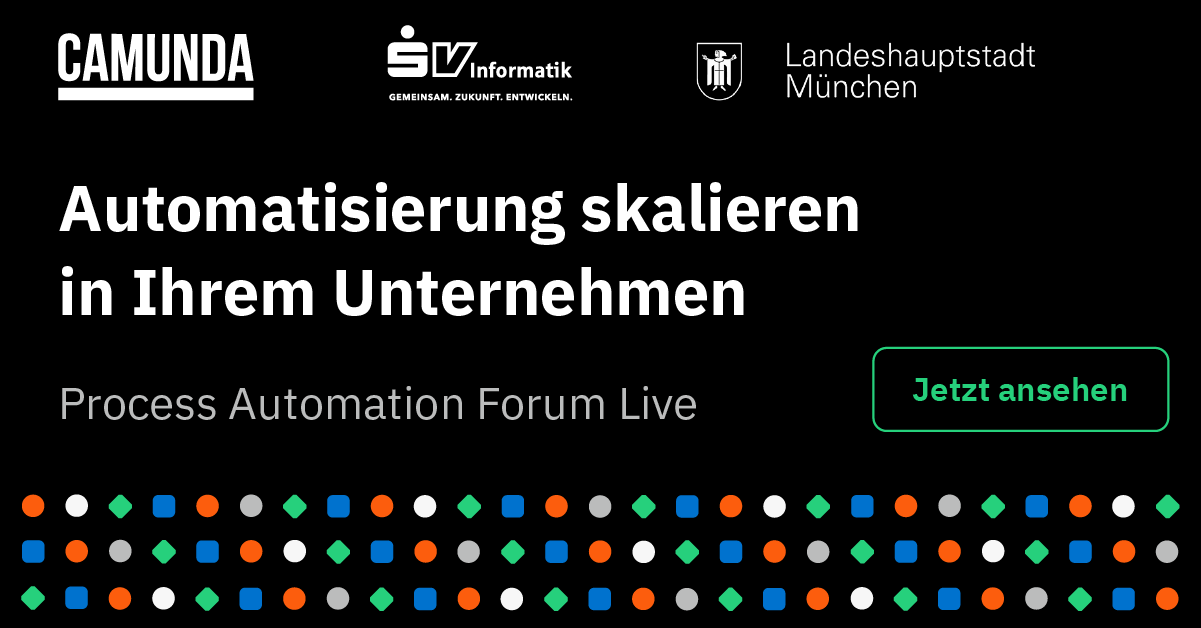 Online Forum: Automatisierung skalieren | Camunda