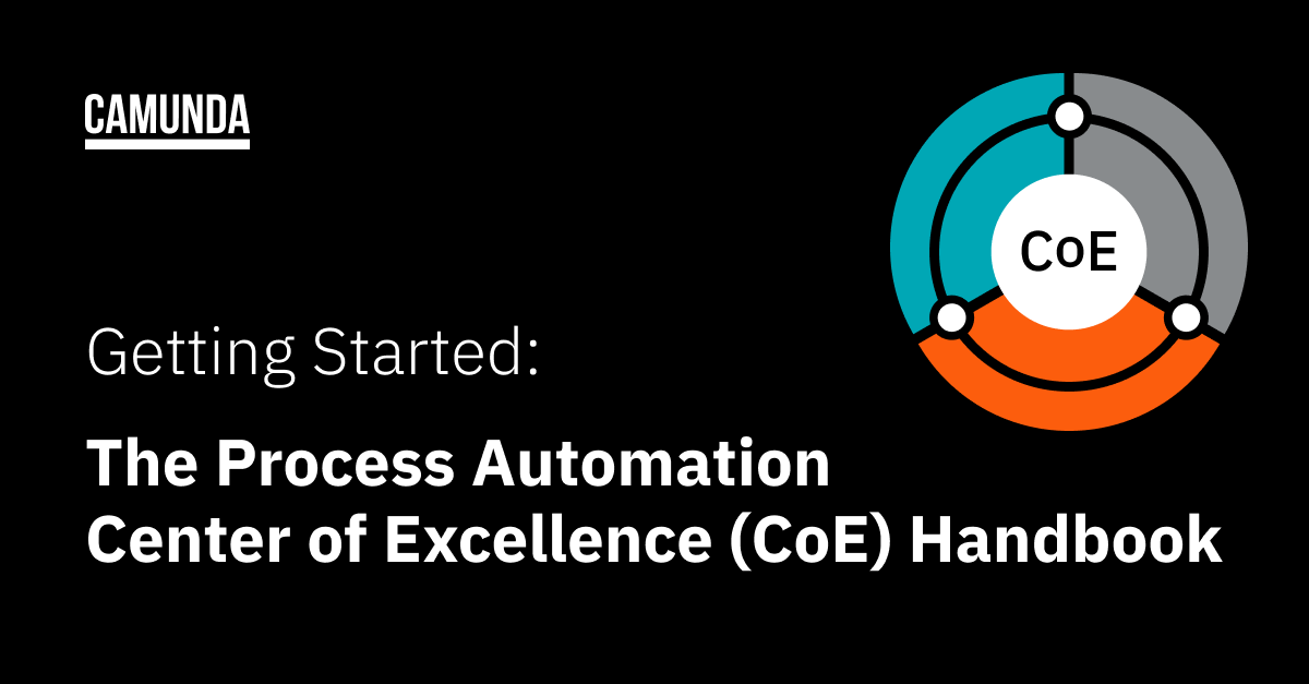[guide] Get Started with a Process Automation CoE | Camunda