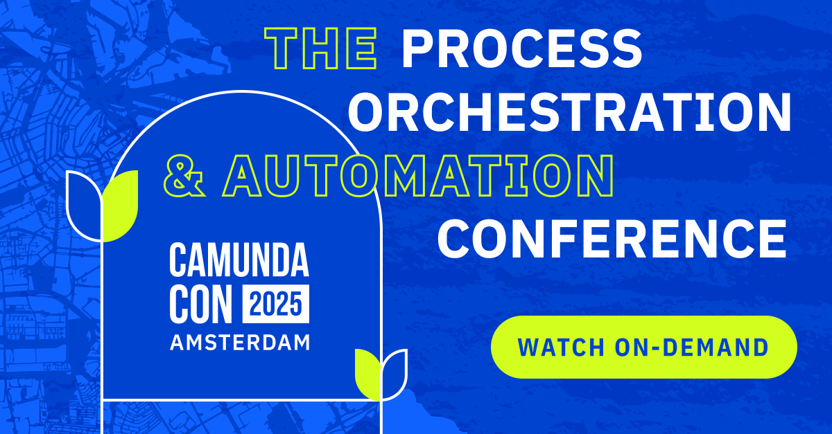 CamundaCon Amsterdam 2025: Watch On-Demand Recordings